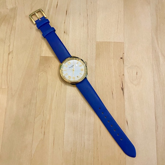 kate spade | Accessories | Kate Spade Mother Of Pearl Watch With Blue ...